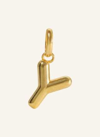 Pompidou Anh&auml;nger Puffy Letter Y By Glambou gold