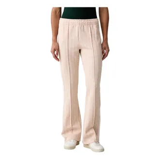 Lacoste Pantalon de surv&ecirc;tement &eacute;vas&eacute; &agrave; monogramme - Femme - Pantalons - Rose - Taille: 42 FR