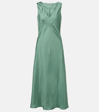 Asceno Slipdress Provence aus Seiden-Twill