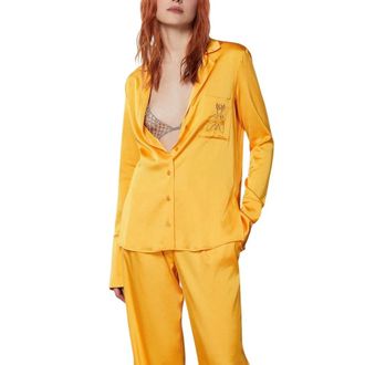 Patrizia Pepe Femme, Blouses et Chemises, Orange, Taille: 38 FR Blouse