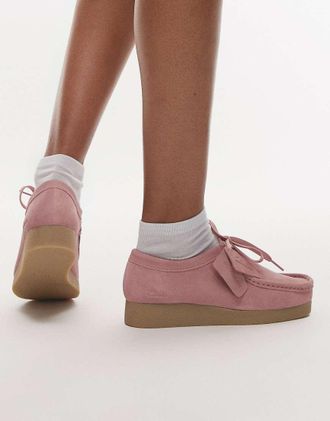 Clarks Wallabee EVOsh - Chaussures en daim - Vieux rose