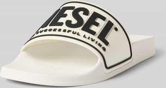 Diesel Slides mit Label-Detail