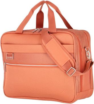 Travelite Handgepäck Umhängetasche mit Laptopfach + Aufsteckfunktion, MIIGO, nachhaltige Weichgepäck Bordtasche aus recyceltem Material, 40 cm, 16 Liter