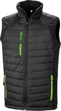 Result Gilet matelassé Softshell Black Compass