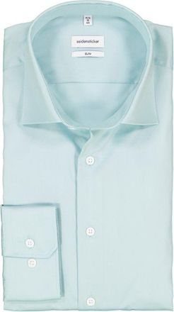 Seidensticker Seidensticker Herren Hemd gr&uuml;n Baumwolle