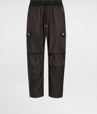 Dolce & Gabbana Jogginghose Aus Nylon - Mann Hosen Und Shorts Schwarz 46