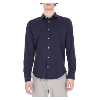 Eleventy Homme, Chemises, Bleu, Taille: M Casual Chemises