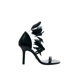 Patrizia Pepe Femme, Chaussures, Noir, Taille: 38 EU Sandales &agrave; talons Essential Fly