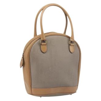 Dior Pre-owned Toile sacs-dior - Femme - Pre-owned - Beige - Taille: ONE Size