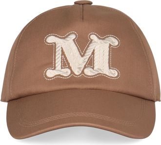 Max Mara Femme, Accessoires, Brun, Taille: 56 CM Casquette de baseball en gabardine hydrofuge