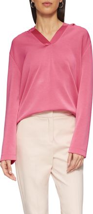 s.Oliver Kapuzenshirt aus Sweat mit Satin-Details