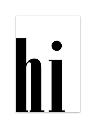 Bildershop-24 Kunstdruck Poster Bild Druck Motiv: hi 3 21x30cm