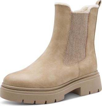 Marco Tozzi Marco Tozzi Damen 2-26437-45 Chelsea-Stiefel, Beige, 37 EU
