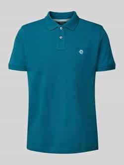 Mc Neal Poloshirt mit Label-Stitching