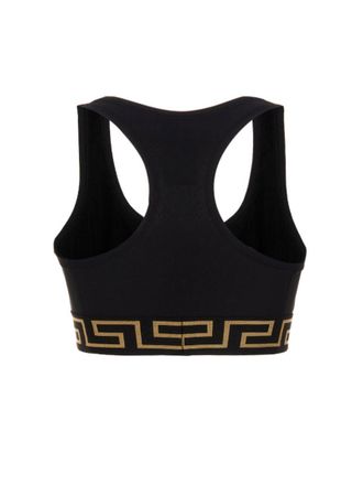 Versace Womens Black Polyamide Sport Bra Clothing