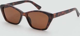 Mango Lunettes de soleil cat-eye chocolat - Femme - Taille unique - MANGO