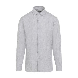 Ermenegildo Zegna Homme, Chemises, Blanc, Taille: XL Uhx27A3.Srf7 Shirt