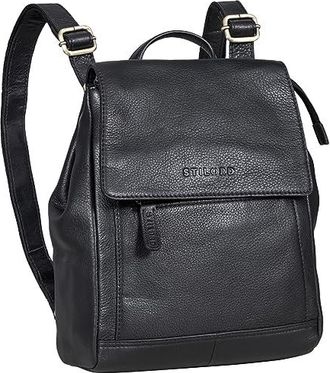 STILORD Allegra Sac à dos élégant Femme Sac à main en cuir petit sac à dos de ville Femme Vintage Sac à dos en cuir Femme Daypack Rétro Sac à bandoulière en d
