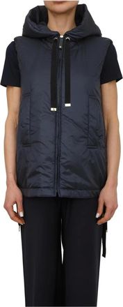 Max Mara Femme, Vestes, Bleu, Taille: 42 FR The Cube Gilet