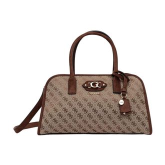 Guess Sac bandouli&egrave;re Samantha - Femme - Sacs - Beige - Taille: ONE Size