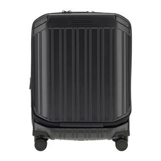 Piquadro Kabinen-Trolley mit doppeltem &Ouml;ffnungssystem - - Suitcases - Herren - Schwarzk - ONE SIZE