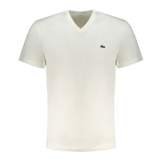 Lacoste Homme, Tops, Blanc, Taille: L T-shirt &agrave; Manches Courtes