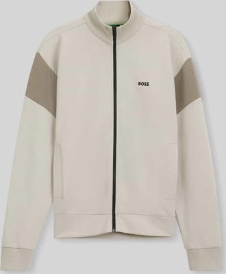 HUGO BOSS Regular Fit Sweatjacke aus Baumwoll-Mix Modell SW_Union Skaz