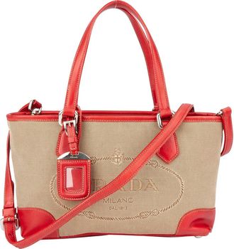 Prada Crossbody Bags - Prada Classic Jacquard Handbag - Gr. unisize - in Bunt - f&uuml;r Damen