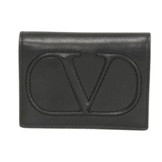 Valentino Pre-owned Vlogo Walk Kalbsleder Bifold Wallet - - Pre-owned - Herren - Schwarzk - ONE SIZE