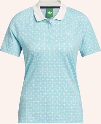 adidas Originals All Over Trefoil Poloshirt blau