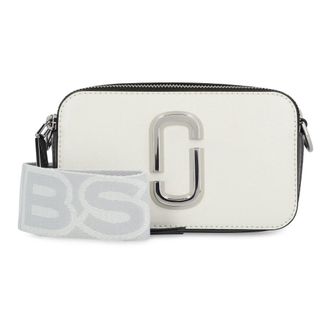 Marc Jacobs Femme, Sacs, Blanc, Taille: ONE Size The Snapshot leather camera bag