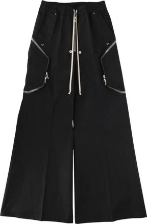 Rick Owens Femme, Pantalons, Noir, Taille: 48 FR Heizer Belas Cotton Pants