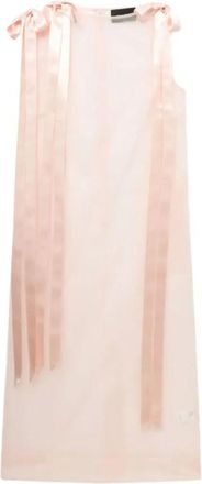 Simone Rocha Femme, Robes, Rose, Taille: 38 FR Ruban Robe