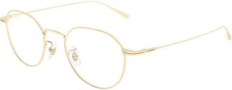 Montblanc Montblanc, unisex, Accessoires, Jaune, Taille: 49 MM Round Optical Frame