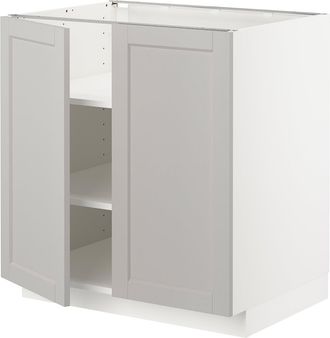 IKEA METOD Unterschrank m Böden/2Türen