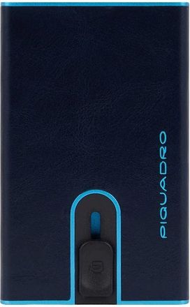 Piquadro Homme, Accessoires, Bleu, Taille: ONE Size Pop-up card holder