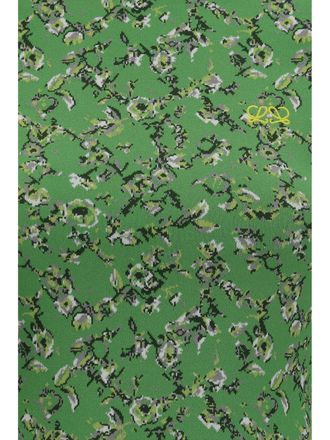 Loewe Floral Viscose-Blend Blouse - Green