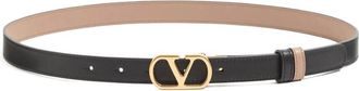 Valentino Garavani VLogo Signature Reversible Shiny Calfskin Belt - 20mm / 1.2 In
