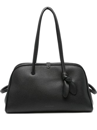 Jacquemus sac cabas Tourism en cuir - Noir