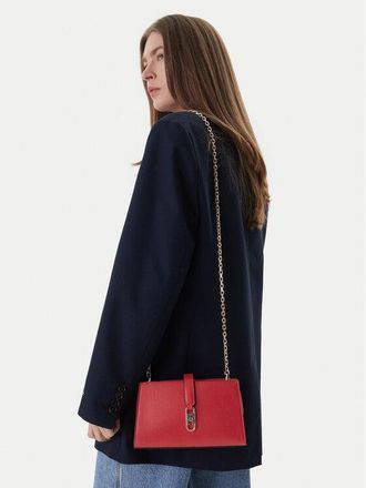 Tommy Hilfiger Handtasche Th Libre Chain Crossover AW0AW18614 Rot