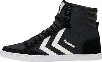 Hummel Slimmer Stadil HIGH, Unisex Hohe Sneaker, Schwarz (Black/White KH 2113), 36 EU (3.5 UK)