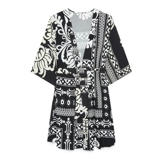 Fiorella Rubino Kaftan - - Blouses & Shirts - Damen - Schwarzk - M/L