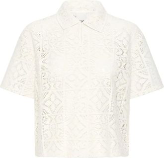 Ichi Ichi, Femme, Tops, Blanc, Taille: 40 FR Polo