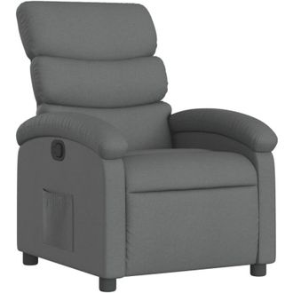 vidaXL Relaxsessel Dunkelgrau Stoff - Vidaxl