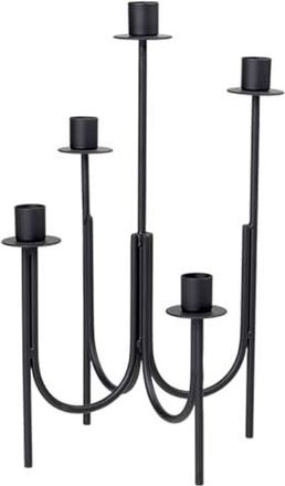 Broste Copenhagen Farri Leuchter, schwarz, 36cm