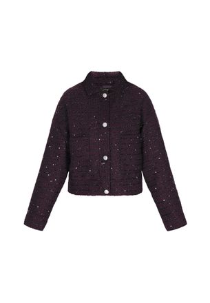 Faina Jacke Frauen Dunkelviolett