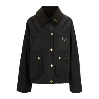 Barbour Femme, Vestes, Vert, Taille: 40 FR Veste Tartan Spey Wax