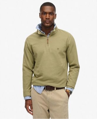 Superdry Sweat &agrave; demi-zip essentiel classique