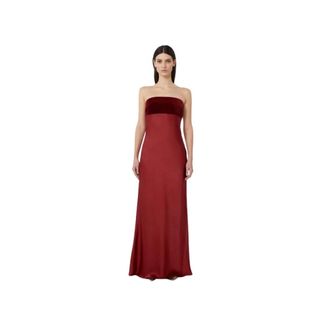 Max Mara Array Midi Dress - Femme - Robes - Rouge - Taille: 36 FR