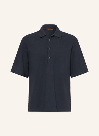 Barena Barena Venezia Kurzarm-Hemd Mola Regular Fit blau